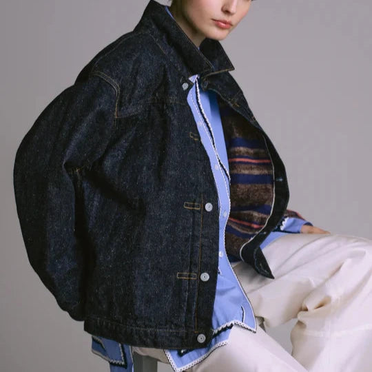 018 LV T-BACK JACKET WITH COTTON LINER ONE-WASHED | Why are 018 LV T-BACK JACKET WITH COTTON LINER ONE-WASHED | Why are