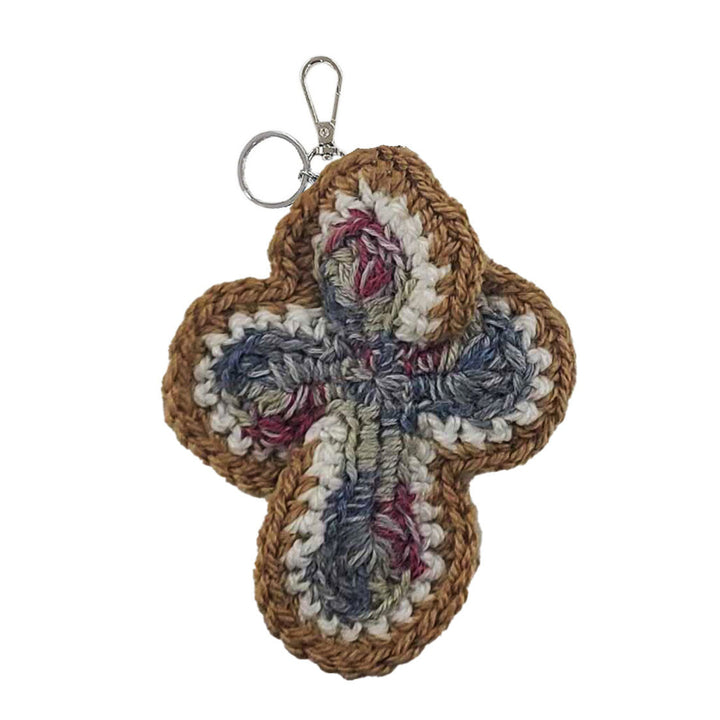 3D Cross Handmade Knit Key Holder【O type】 | Why are you here?